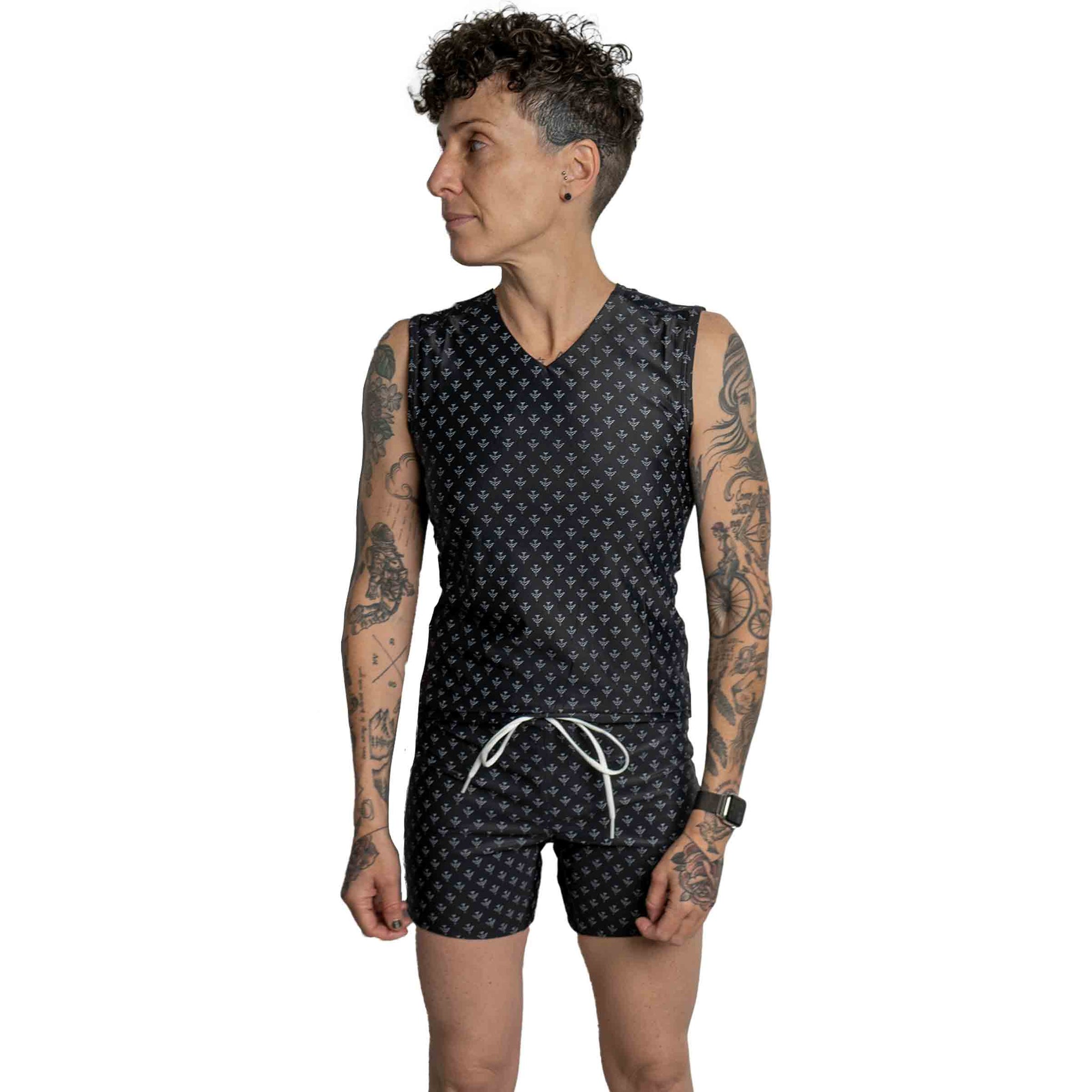 Earhart Swim Trunk — Gender Neutral Patterned Swimwear – Androgynous Fox