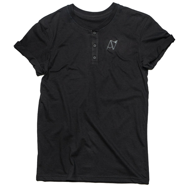 Androgynous Fox Henley — Gender Neutral Androgynous Shirt for Queer Style