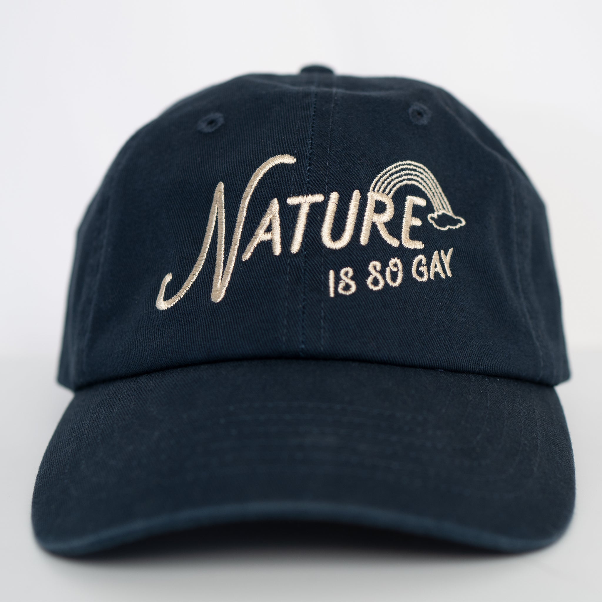 Nature Is So Gay Hat — LGBTQ+ Queer Outdoor Accessory – Androgynous Fox