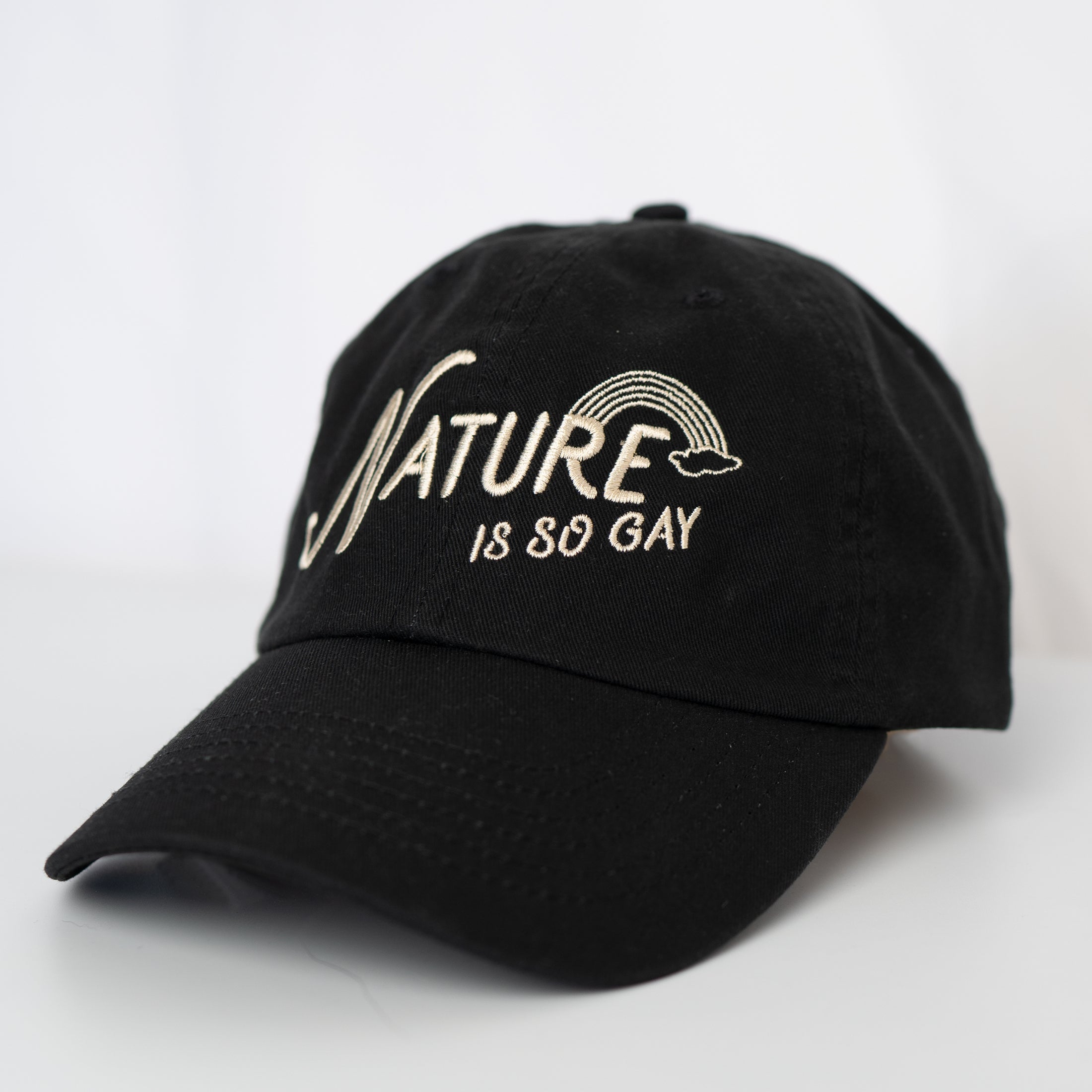 Nature Is So Gay Hat — LGBTQ+ Queer Outdoor Accessory – Androgynous Fox