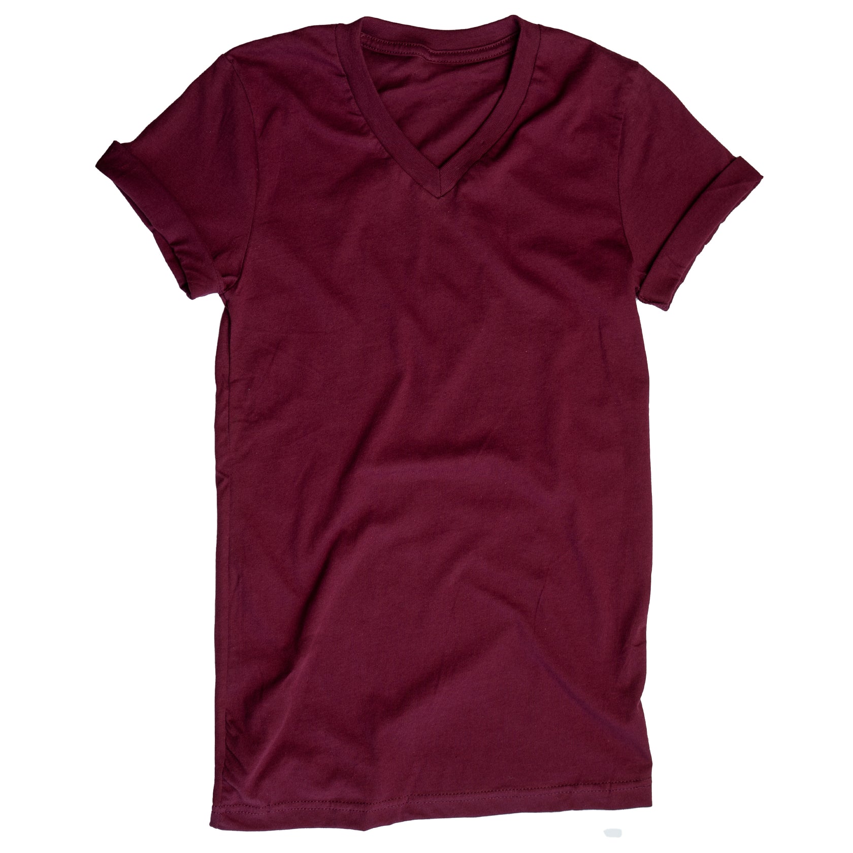 Gender Neutral V-Neck T-Shirt | Unisex Basic Tee – Androgynous Fox