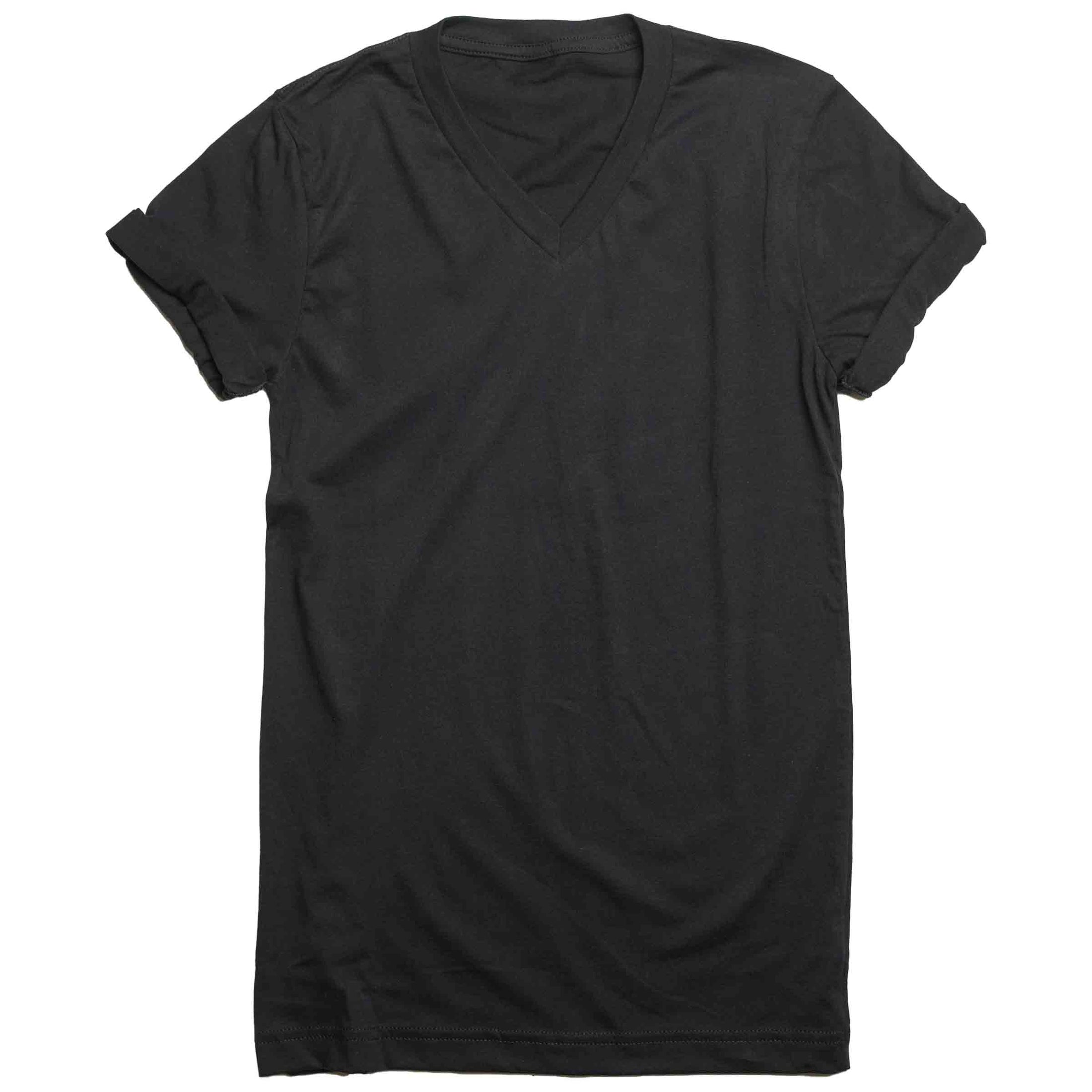 Gender Neutral V-Neck T-Shirt | Unisex Basic Tee – Androgynous Fox