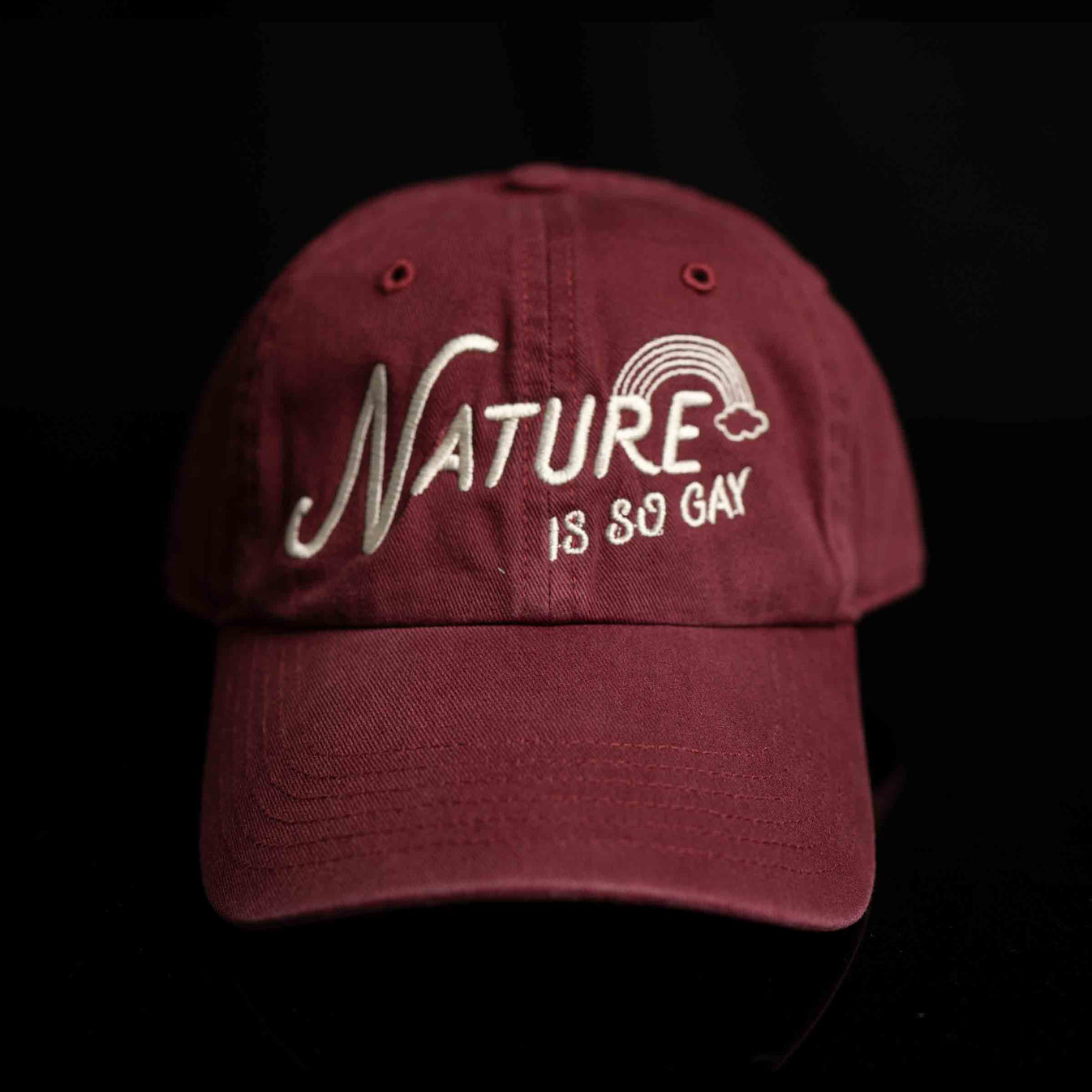Nature Is So Gay Hat — LGBTQ+ Queer Outdoor Accessory – Androgynous Fox