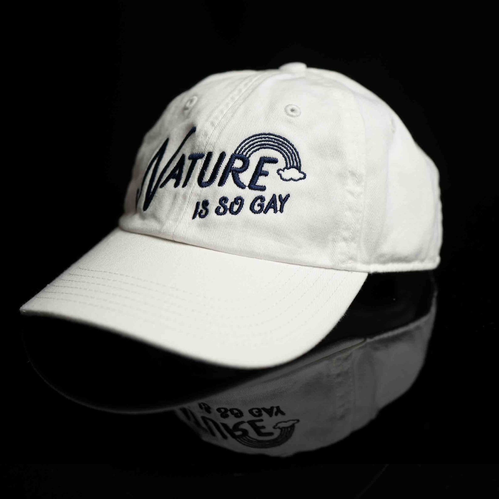 Nature Is So Gay Hat — LGBTQ+ Queer Outdoor Accessory – Androgynous Fox