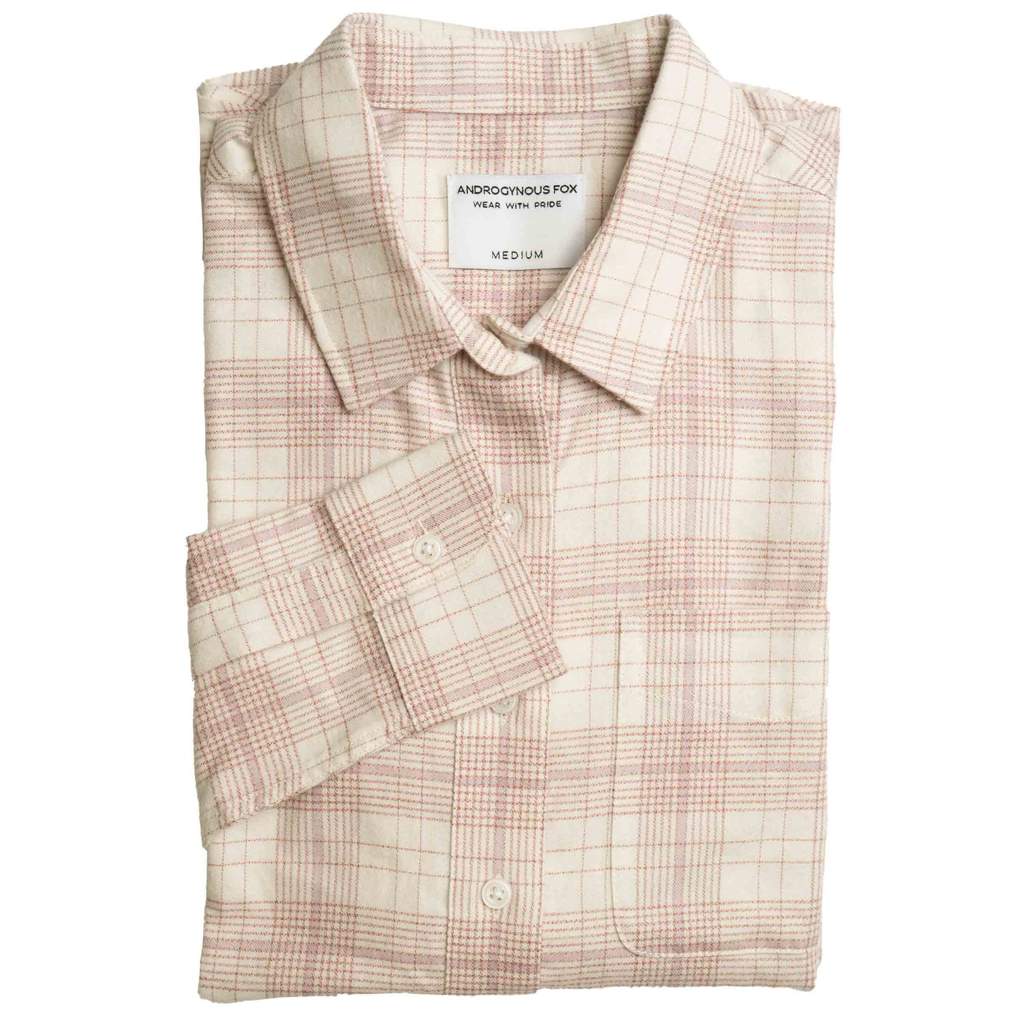 AF Tailored Flannel — Flannel Shirt for Queer Style – Androgynous Fox